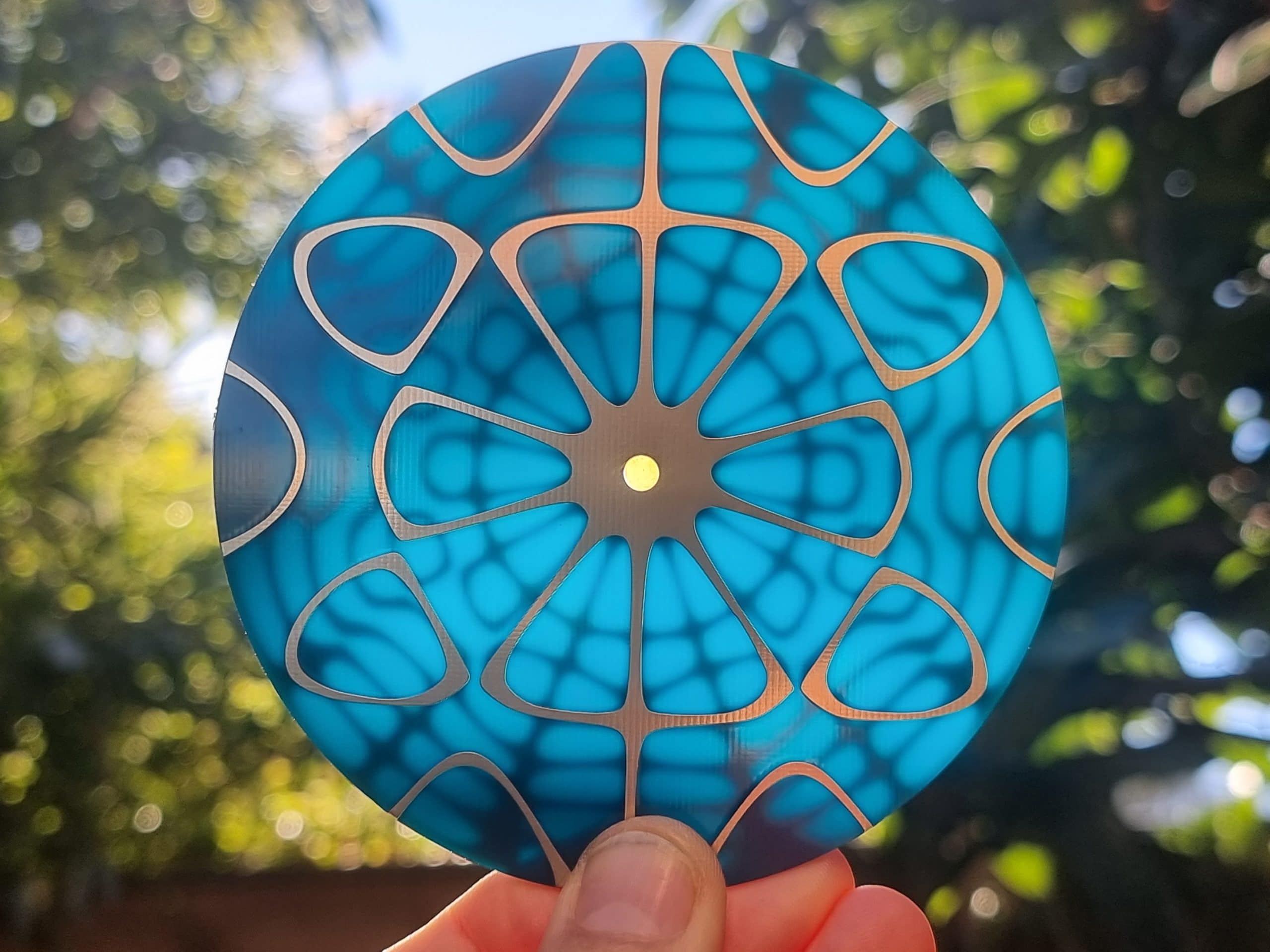 Disque Schumann Harmonics 7.83 Hz / 14.3 Hz cymatique - Héliquantix