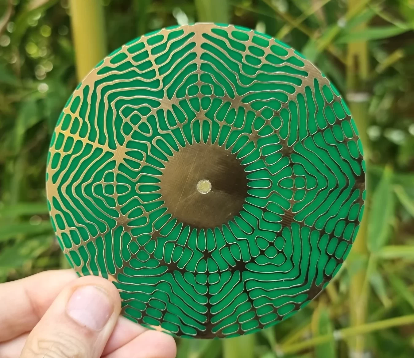 Cymatic Disc 396 Hz confianza y liberación - Héliquantix