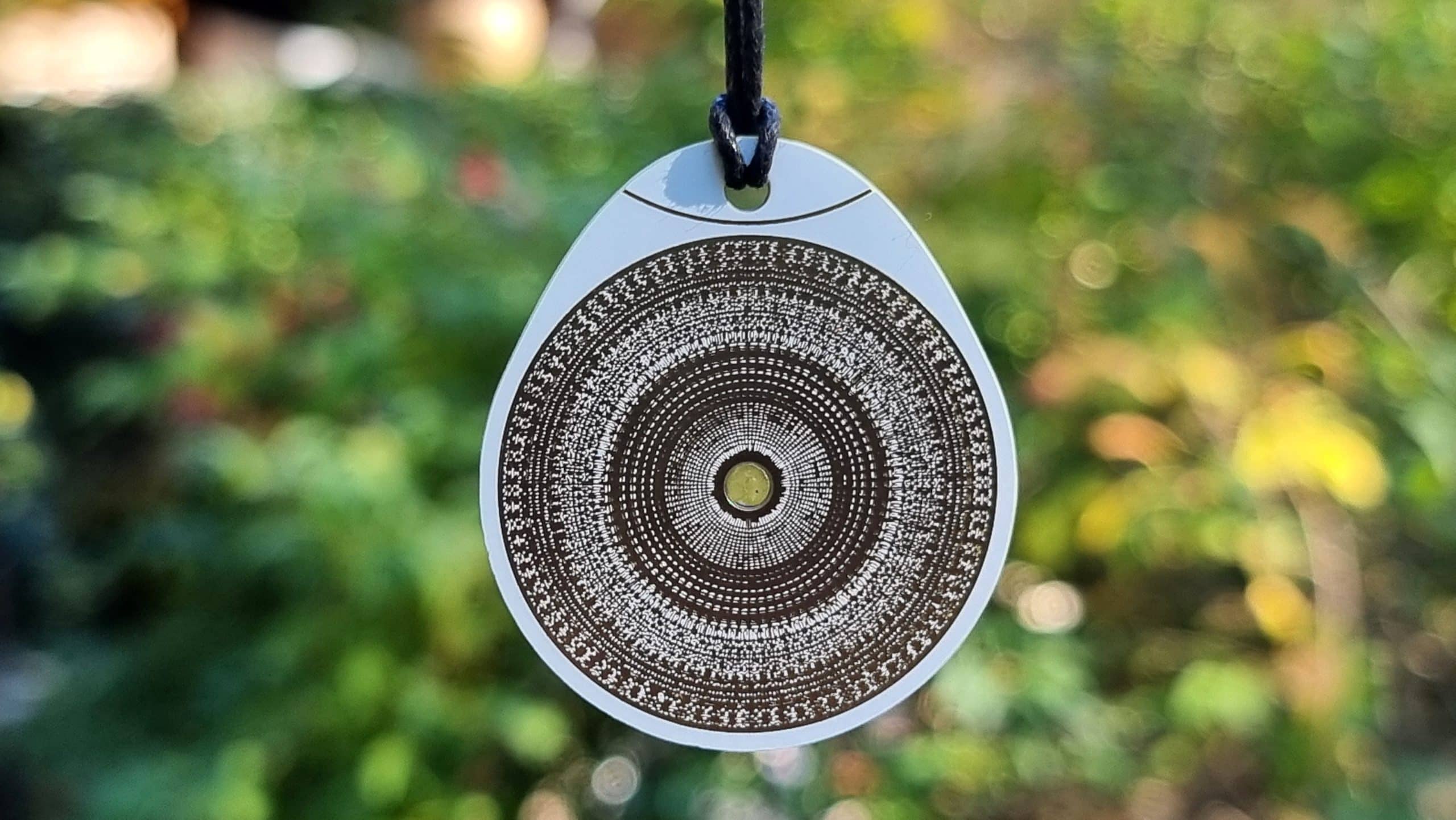 Cymatic Pendant 999 Hz White, Transition to a new cycle, Angel Numbers ...